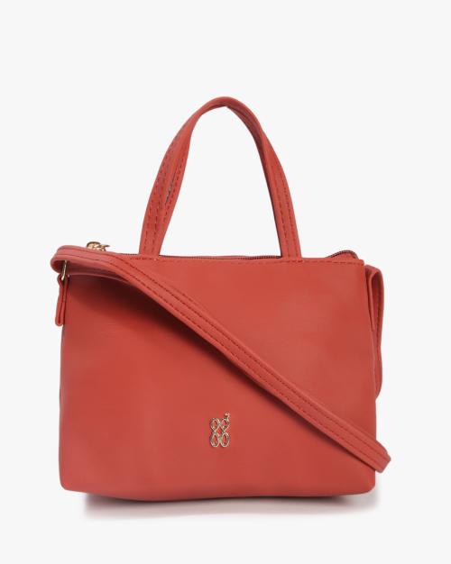 Buy Sling Bag with Metal Logo Accent Online at Best Prices in India ...