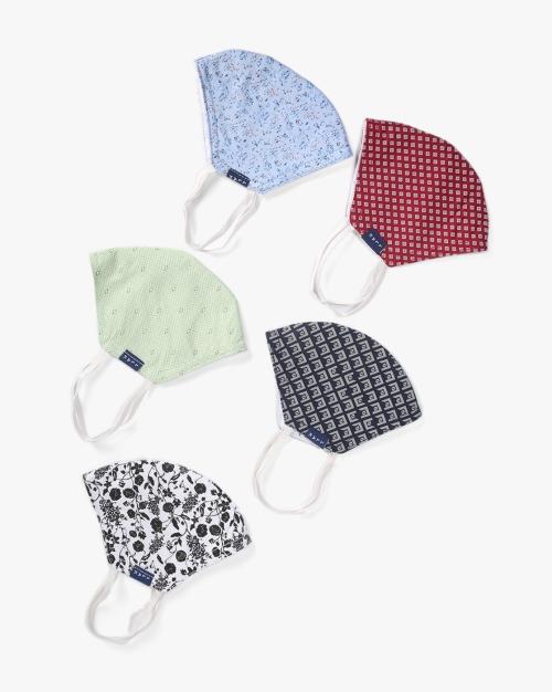 Buy Pack of 5 Face Masks with Triple Layer Online at Best Prices in ...