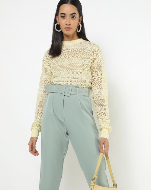 Buy Lace Loose Fit Pullover Online at Best Prices in India - JioMart.