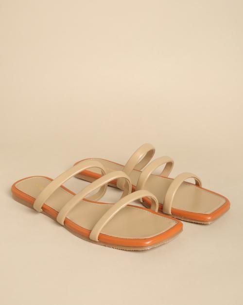 Buy Multi-Strap Square-Toe Sandals Online at Best Prices in India ...