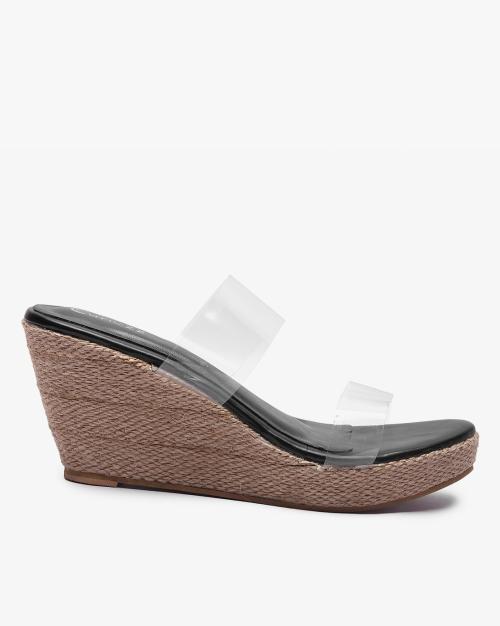 Buy Wedges with Transparent Straps Online at Best Prices in India ...