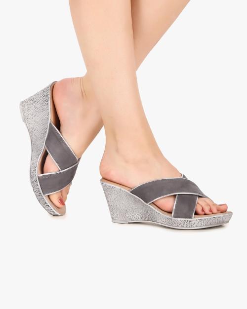 Buy Wedges with Criss-Cross Strap Online at Best Prices in India - JioMart.