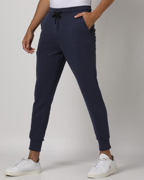 Buy Men Cut & Sew Joggers with Drawstring Waist Online at Best Prices ...