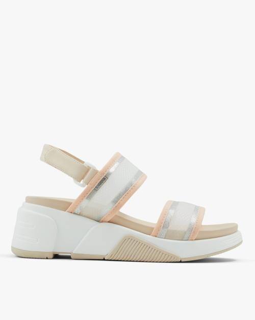 Buy Open-Toe Wedges with Velcro Fastening Online at Best Prices in ...