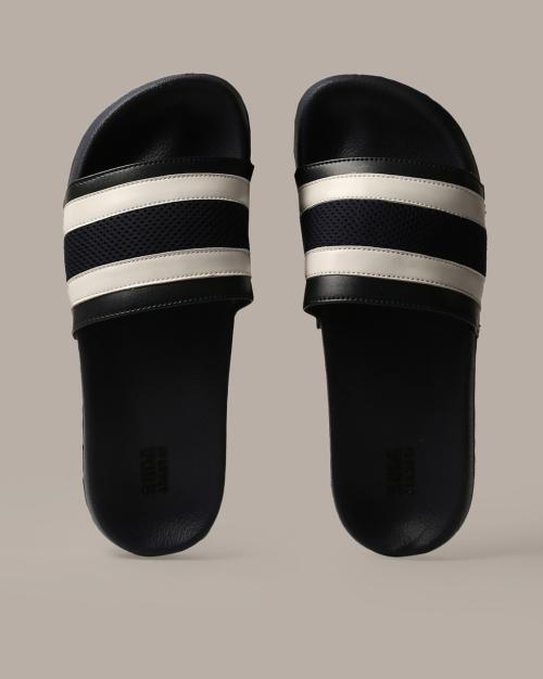 Buy Striped Slip-On Slides Online at Best Prices in India - JioMart.