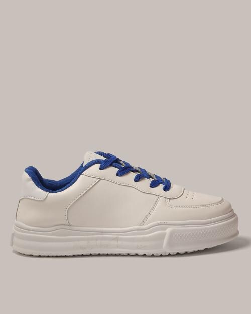 Buy Women Low-Top Lace-Up Sneakers Online at Best Prices in India ...