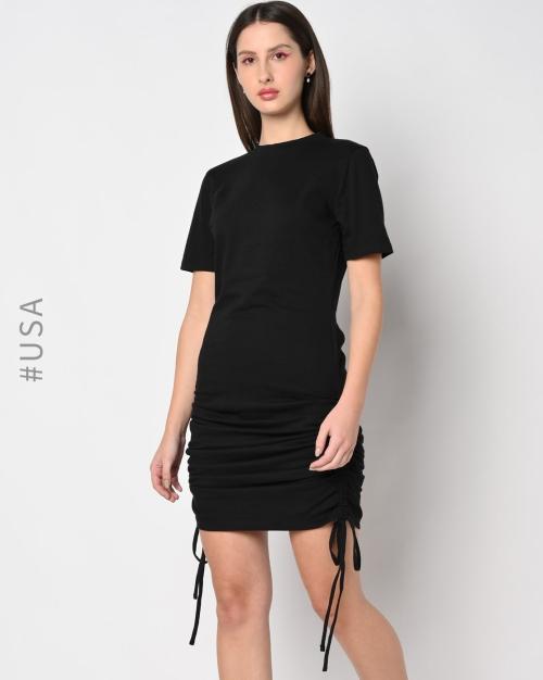 Buy Ruched Bodycon Dress Online at Best Prices in India - JioMart.