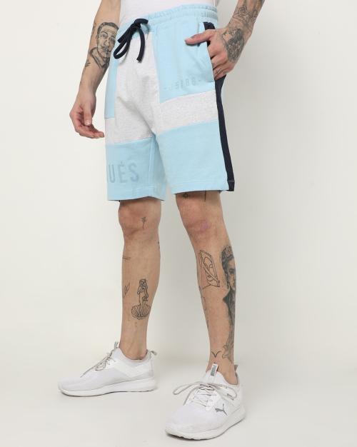 Buy Colourblock Shorts with Insert Pockets Online at Best Prices in ...