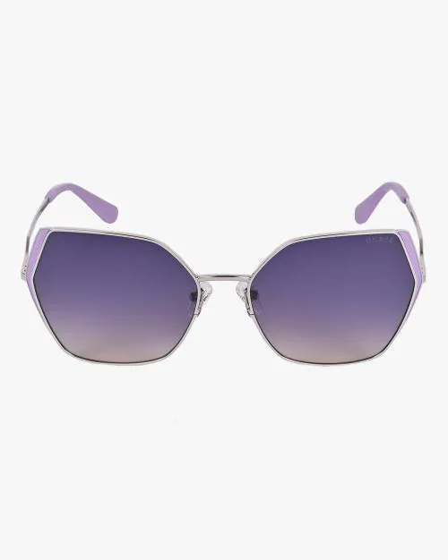 Buy GU7843 61 10B UV-Protected Full-Rim Octagonal Sunglasses Online at ...