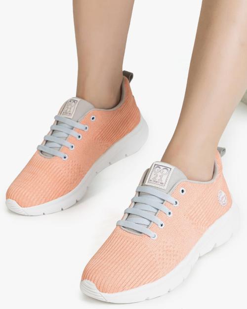 Buy Women Low-Top Lace-Up Sneakers Online at Best Prices in India ...