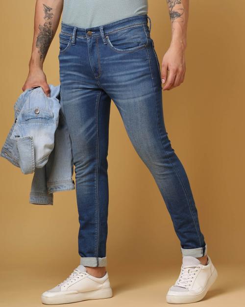 Buy Chinox Mid-Wash Super Skinny Fit Jeans Online at Best Prices in ...