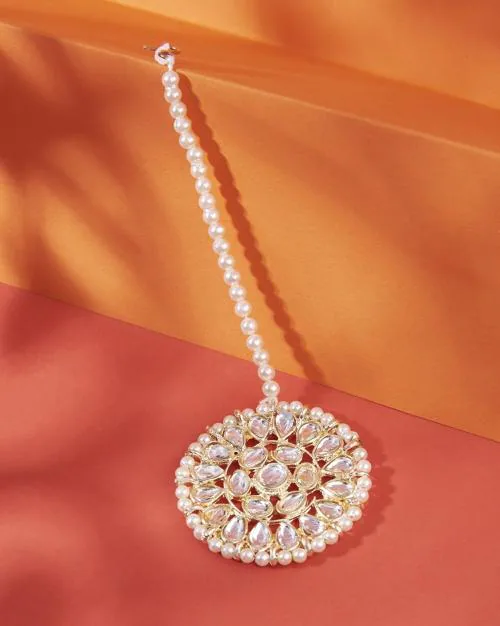 Buy Beaded & Kundan-Studded Mangtika Online at Best Prices in India ...
