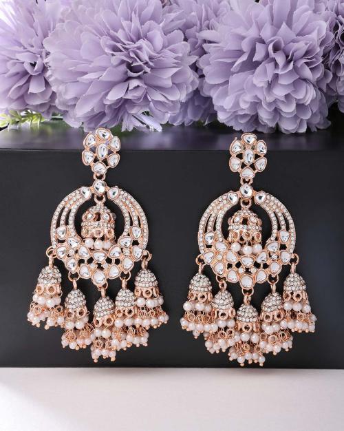 Buy Drop Earrings with Push-Back Closure Online at Best Prices in India ...