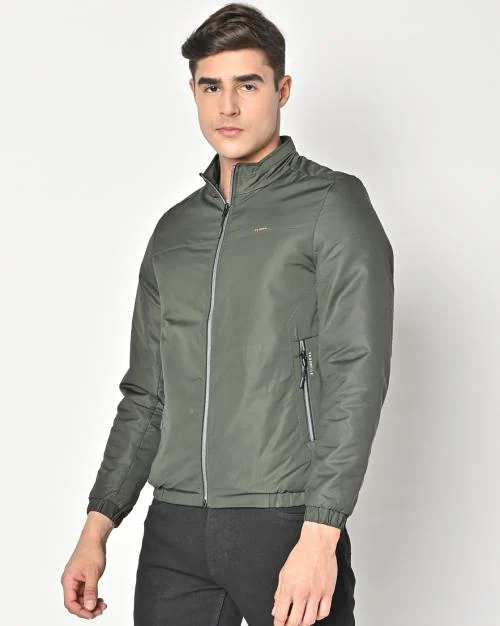 Zip-Front Jacket with Zip Pockets - JioMart