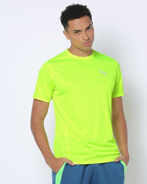 Buy Regular Fit Run Favorite Ss Crew-Neck T-Shirt Online at Best Prices ...