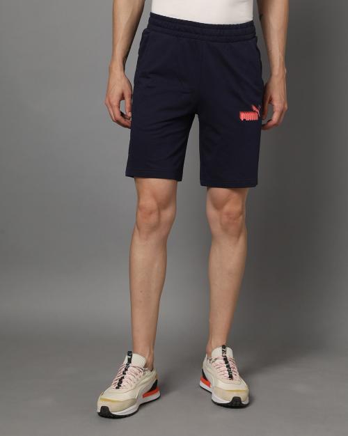 Buy Men Multi Logo Knitted Shorts Online at Best Prices in India - JioMart.