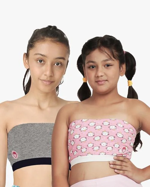 Buy Pack of 2 Printed Tube Bras Online at Best Prices in India - JioMart.