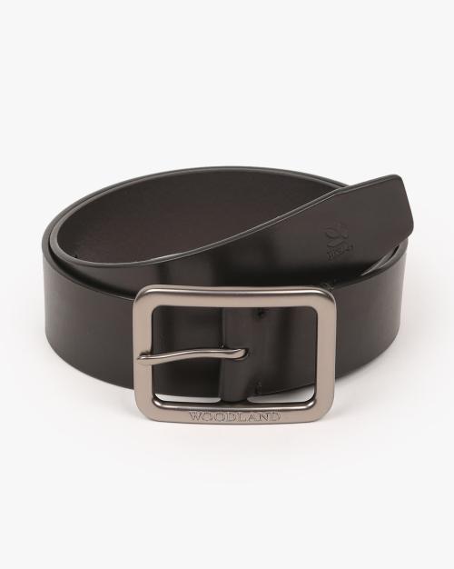 Buy Leather Belt with Pin-Buckle Closure Online at Best Prices in India ...