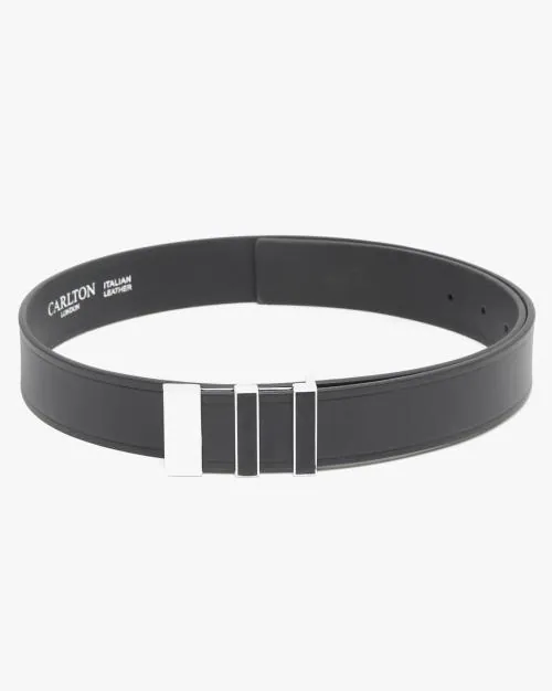 Buy Leather Belt with Push-Pin Buckle Online at Best Prices in India ...