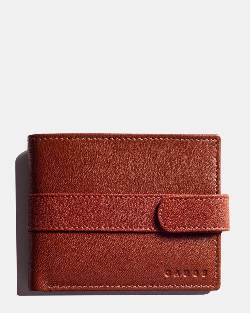 Buy Leather Bi-Fold Wallet with Snap-Button Closure Online at Best ...