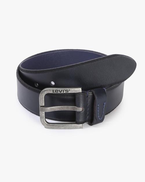 Buy Leather Belt with Buckle Closure Online at Best Prices in India ...