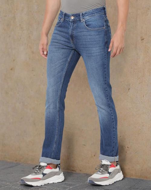 Buy Mid Rise Rover Regular Fit Narrow Leg Jeans Online at Best Prices ...