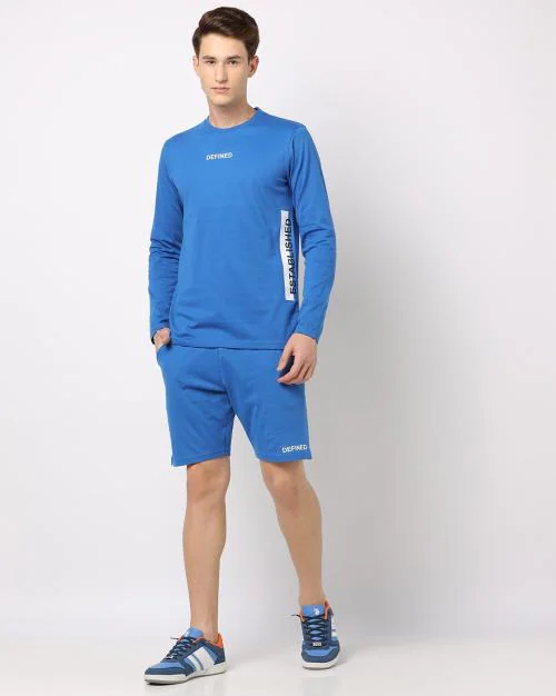 Buy Garc men coord sets royal blue s Online at Best Prices in India ...