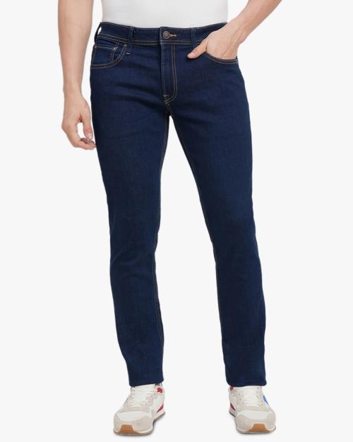 Low-Rise Slim Fit Jeans - JioMart