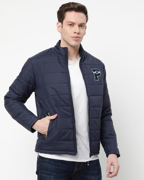 Buy Heavy Wadded Slim Fit Puffer Jacket Online at Best Prices in India ...