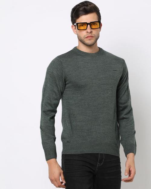Buy Fort men sweaters cardigans olive m Online at Best Prices in India ...