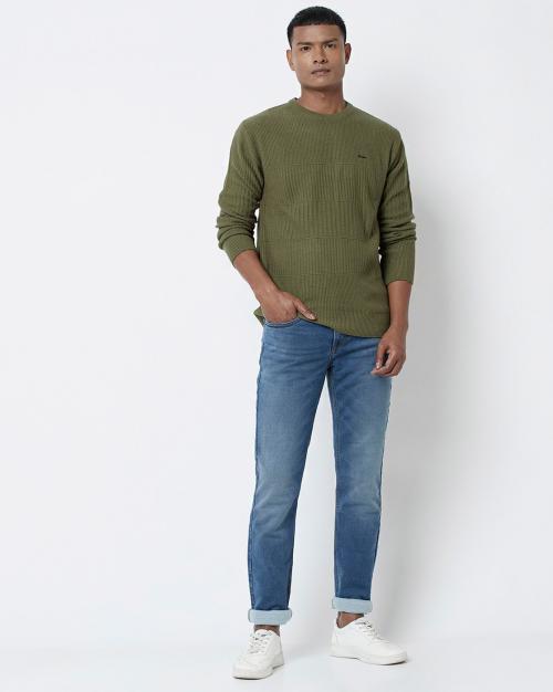 Buy Fort men sweaters cardi, light olive, m Online at Best Prices in ...