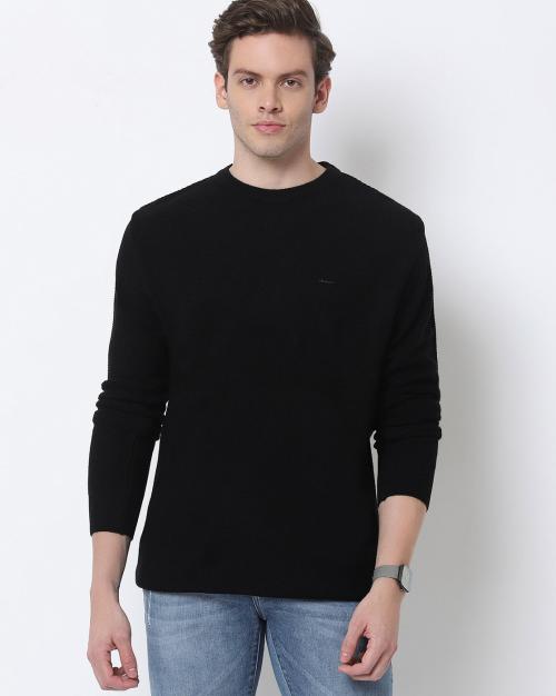 Buy Fort men sweaters cardigans, black, m Online at Best Prices in ...