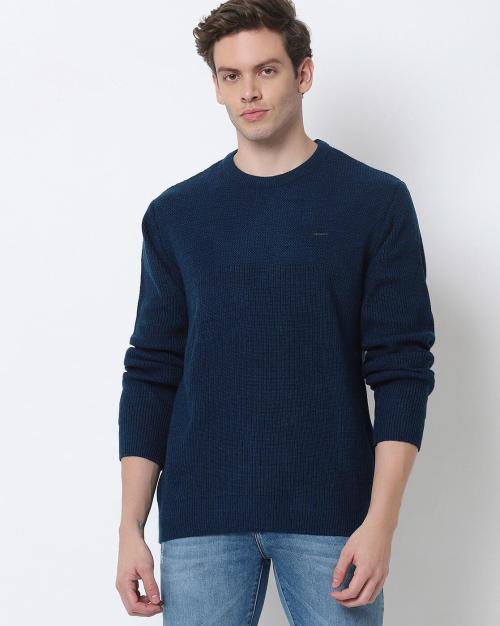 Buy Fort men sweaters cardig royal blue m Online at Best Prices in ...