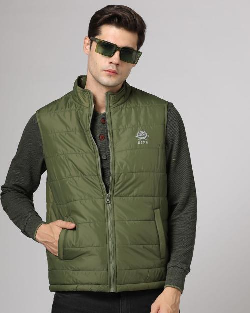 Buy Zip-Front Gilet with Insert Pockets Online at Best Prices in India ...