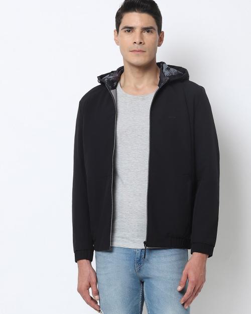 Buy Zip-Front Hooded Jacket Online at Best Prices in India - JioMart.