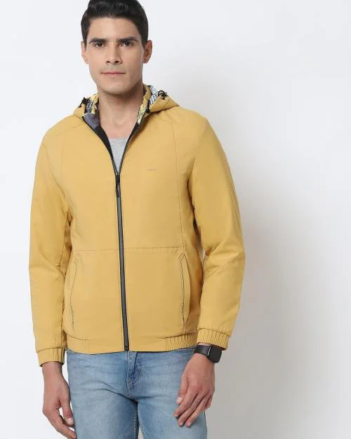 Zip-Front Hooded Jacket - JioMart