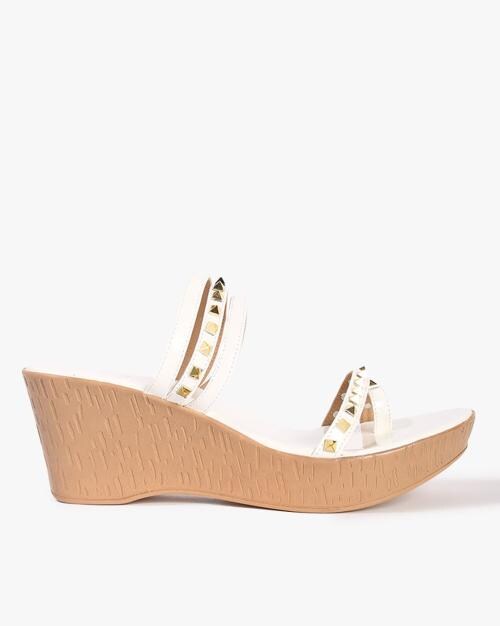 Buy Embellished Toe-Ring Platform Sandals Online at Best Prices in ...