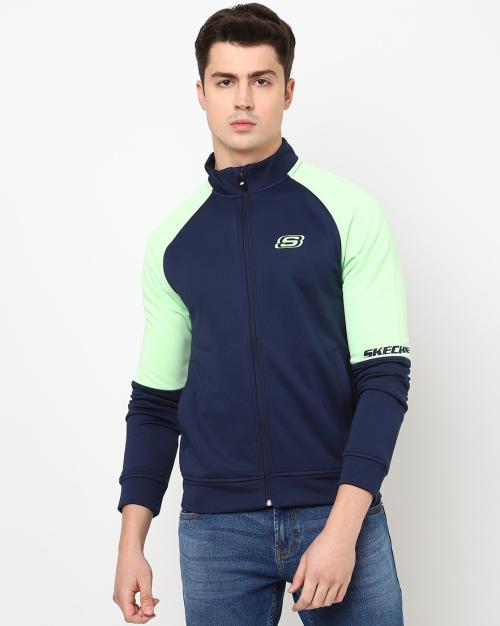 Buy Zip-Front Colourblock Track Jacket with Insert Pockets Online at Best Prices in India - JioMart.