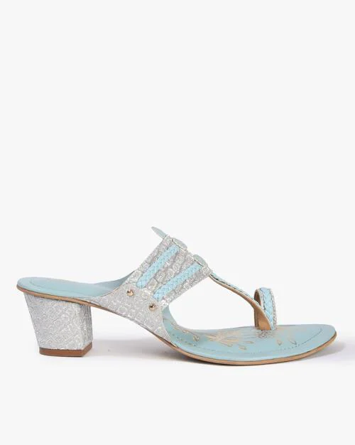 Buy Toe-Ring Block Heeled Sandals Online at Best Prices in India - JioMart.
