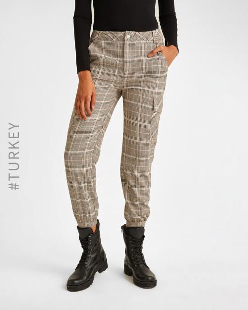 Buy Women Checked Joggers with Insert Pockets Online at Best Prices in ...