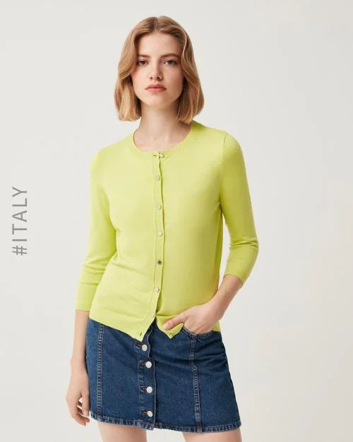 Buy Knitted Button-Down Cardigan Online at Best Prices in India - JioMart.