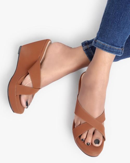 Buy Criss-Cross Strap Wedges Online at Best Prices in India - JioMart.
