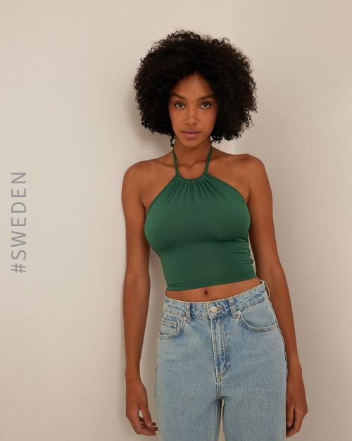 Buy Halter-Neck Crop Top Online at Best Prices in India - JioMart.