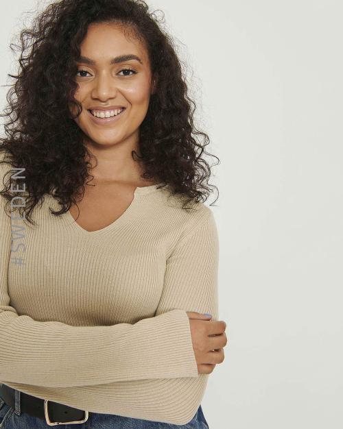 Buy Ribbed V-Neck Pullover Online at Best Prices in India - JioMart.