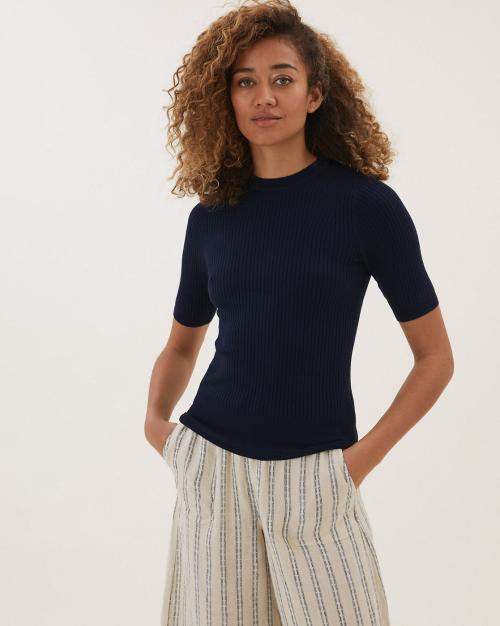 Buy Ribbed Round-Neck Pullover Online at Best Prices in India - JioMart.