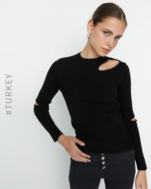 Buy Ribbed Round-Neck Pullover Online at Best Prices in India - JioMart.