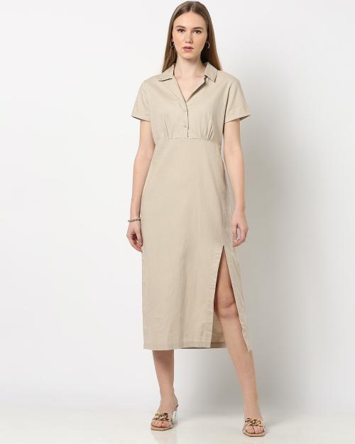 Buy Shirt Dress with Front Slit Online at Best Prices in India - JioMart.