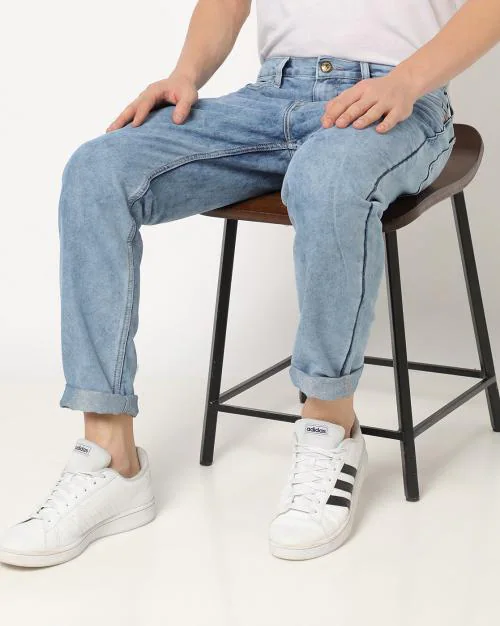Buy Acid Wash Relaxed Fit Dad Jeans Online at Best Prices in India ...