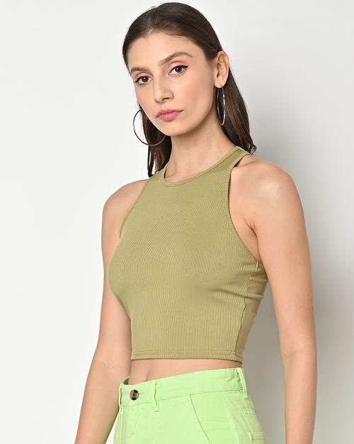 Buy Racerback Crop Top Online at Best Prices in India - JioMart.