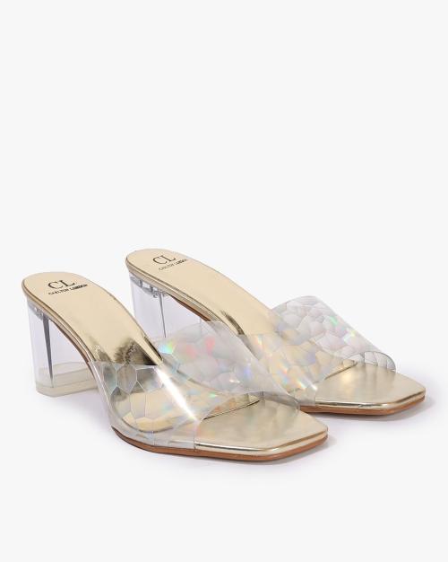 Buy Geometric Print Block Heels Online at Best Prices in India - JioMart.